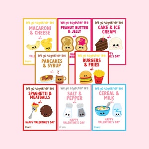 Printable Valentine Cards - Instant Download - Kids Valentines - School ...