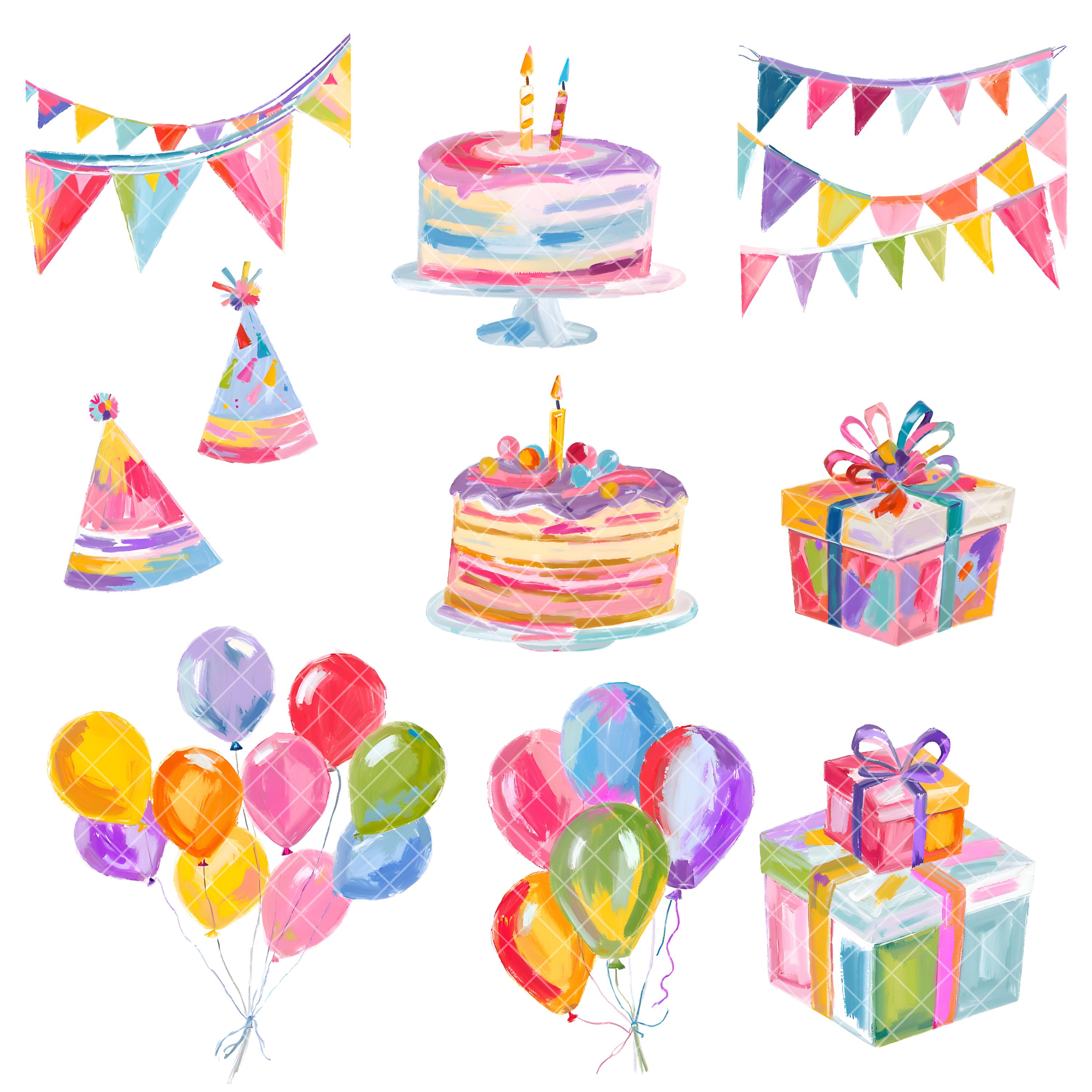Party Animal Clipart - Watercolor - Cute Animals Png - High Quality ...