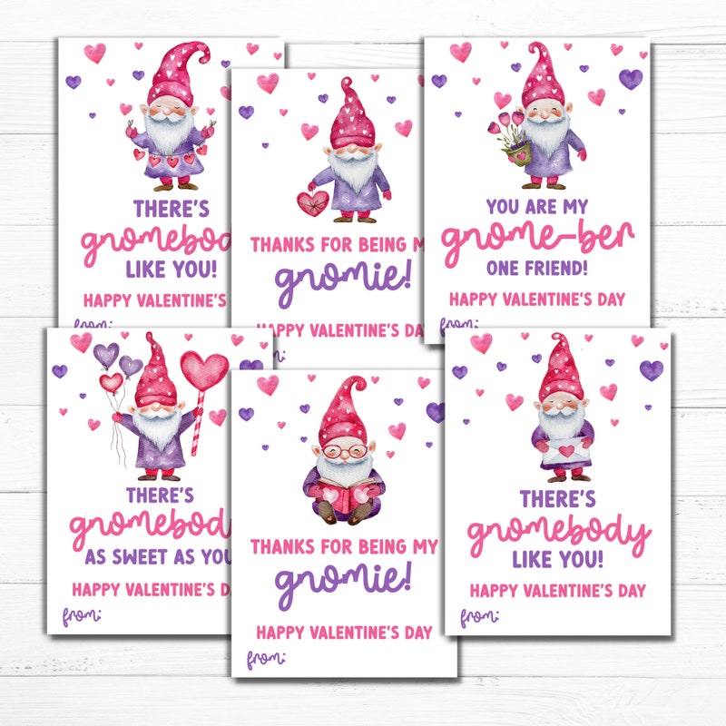 Gnomes Valentine - Etsy