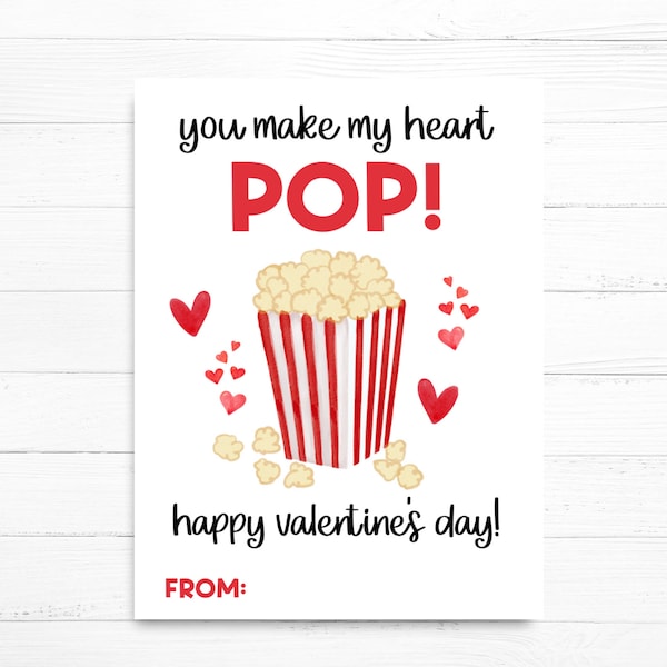 Printable Popcorn - Etsy