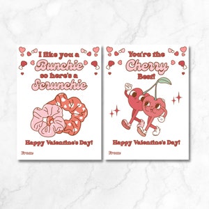 Retro Valentine Cards - Printable - Kids Valentines - School Valentine ...