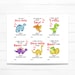 Dinosaur Valentines Printable Kids Valentine Cards Instant Download ...