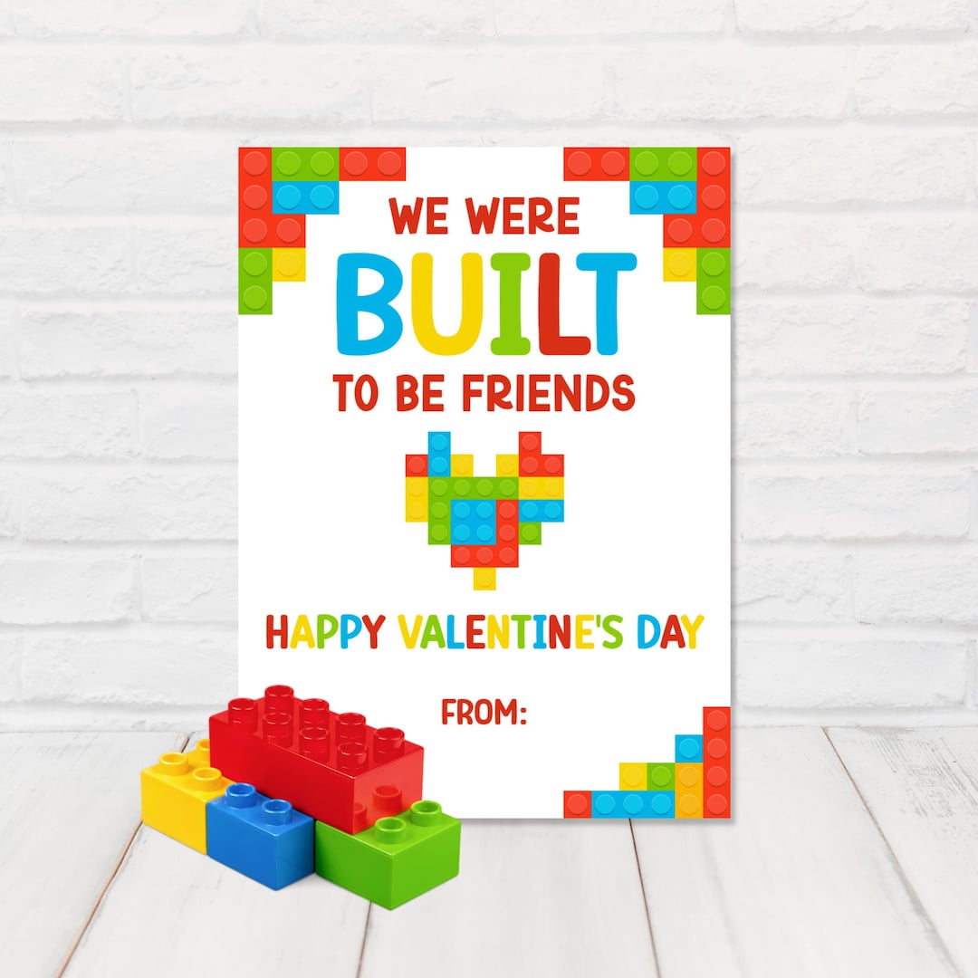 Printable Valentine Cards - Instant Download - Kids Valentines - School ...