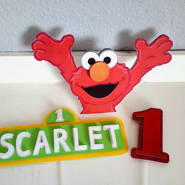 Elmo Cake Topper - Etsy
