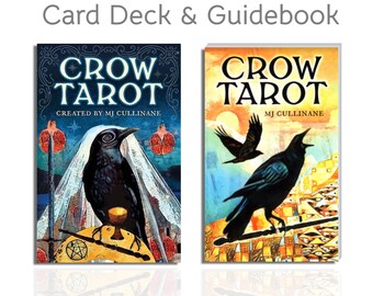 CROW Tarot DECK Cards & Guidebook by MJ Cullinane - Etsy