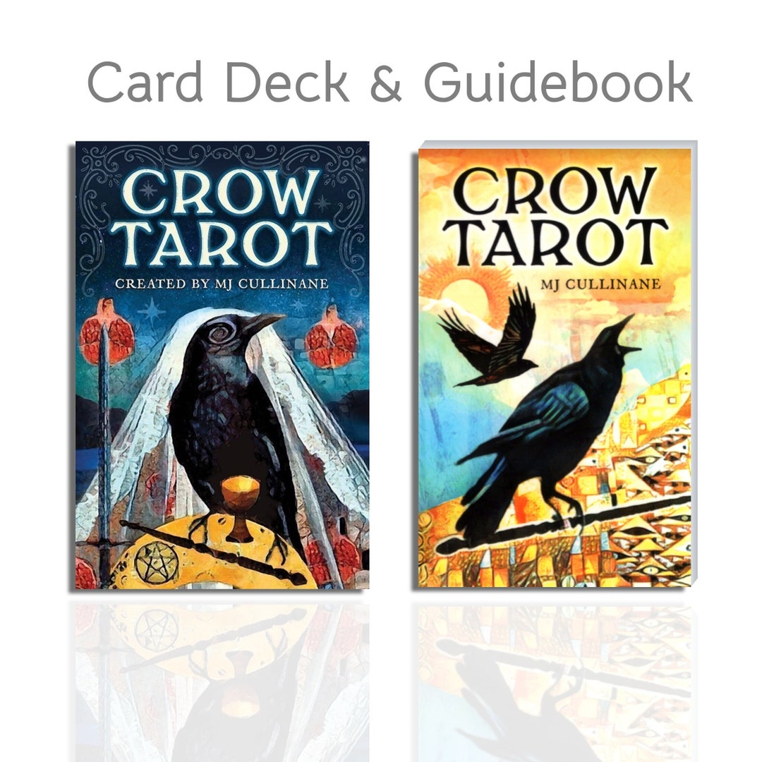 Crow Tarot Deck: 78 Tarot Cards and Guidebook a Divination Tool for ...