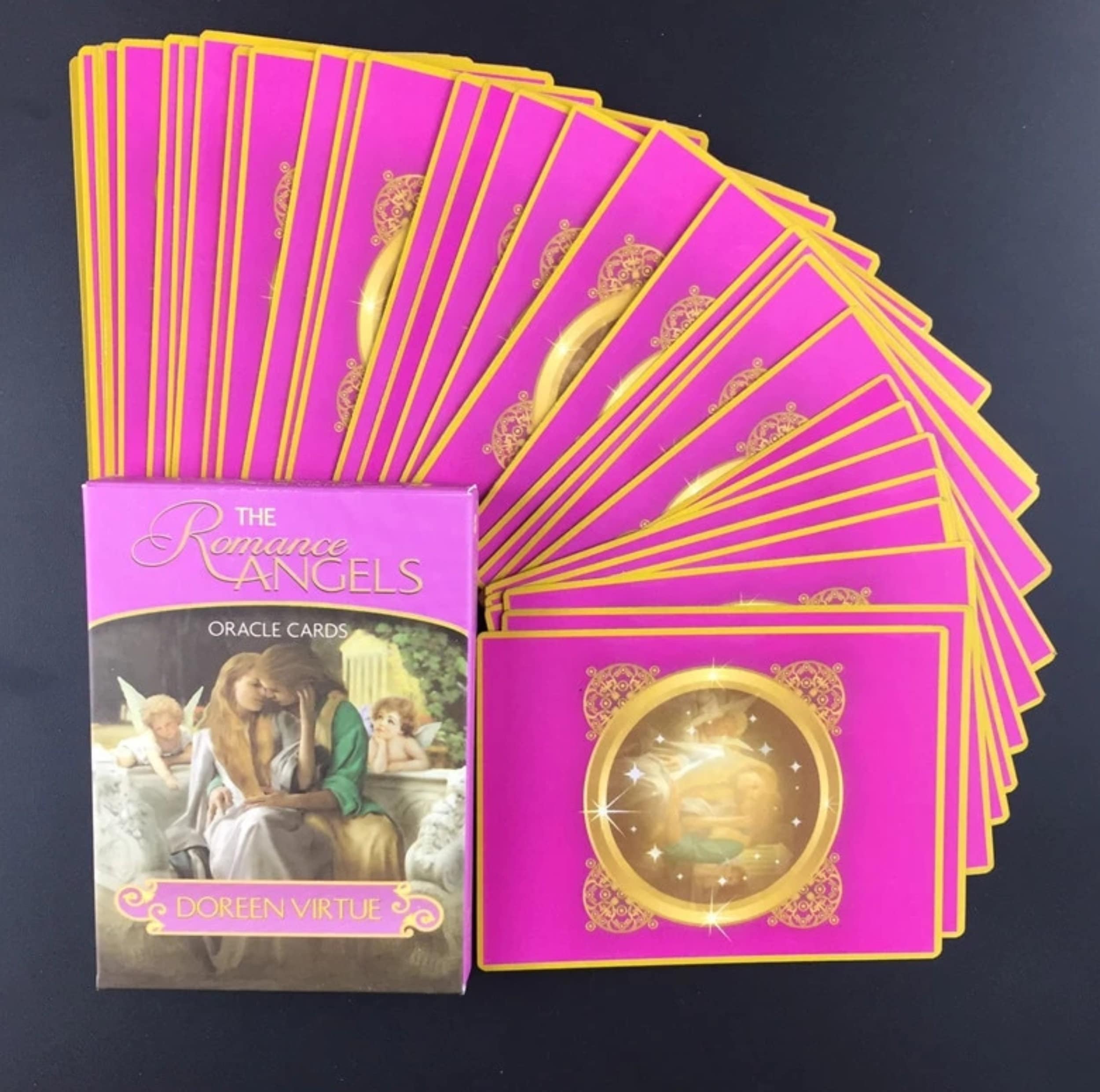 The Romance Angels Oracle Deck 44 Oracle Cards With Guidebook Etsy