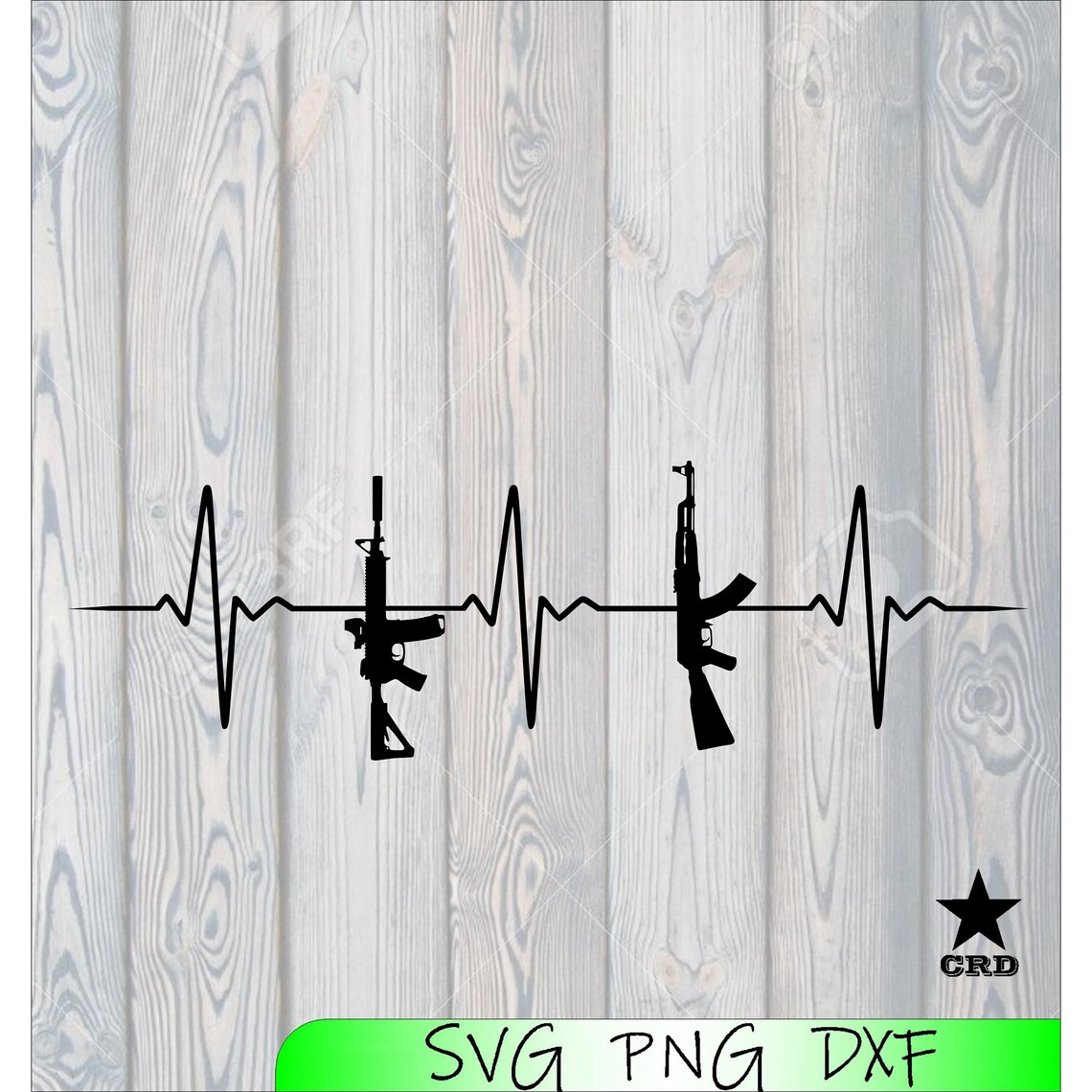 Gun Heartbeat Gun Heart Monitor 2nd Amendment Pro Gun SVG - Etsy