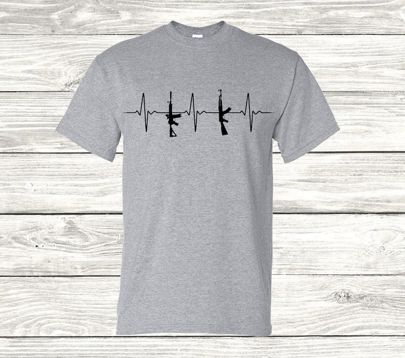 Gun Heartbeat Gun Heart Monitor 2nd Amendment Pro Gun SVG - Etsy