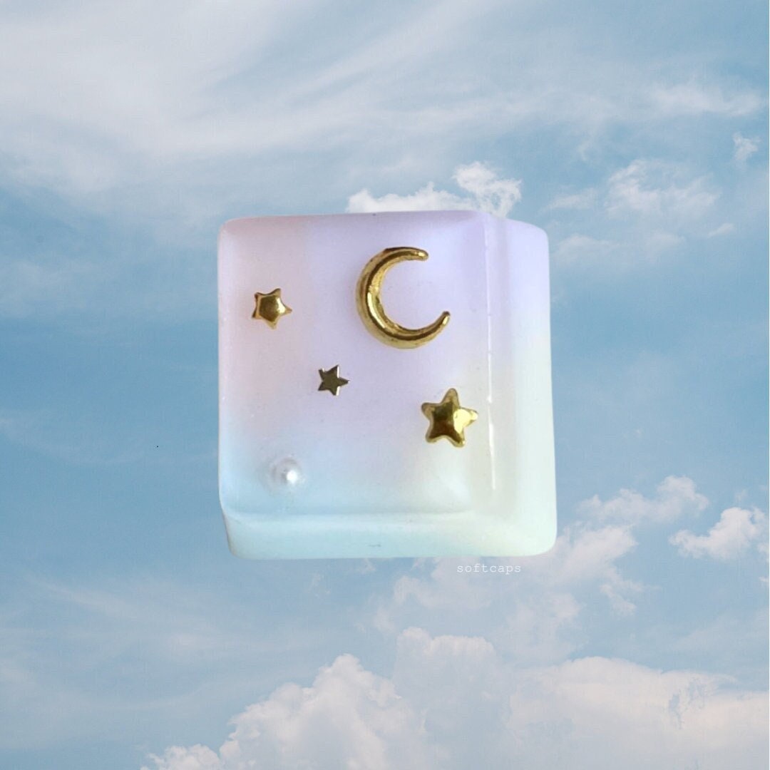 Ready-to-ship Pastel Gradient Celestial Resin 1u Keycaps in OEM ...