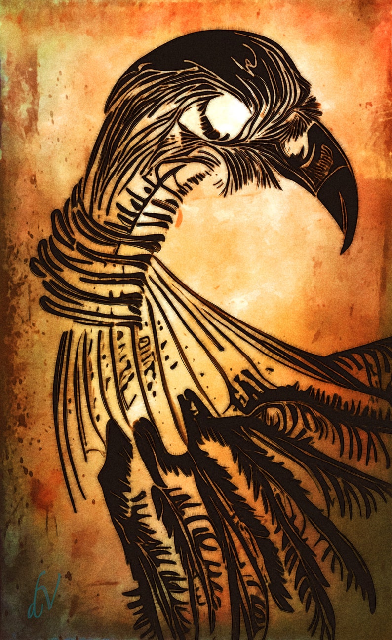 Ghost Raven Fine Art Print - Etsy