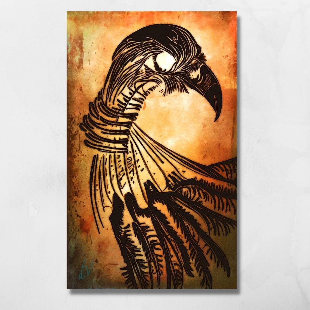 Ghost Raven Fine Art Print - Etsy
