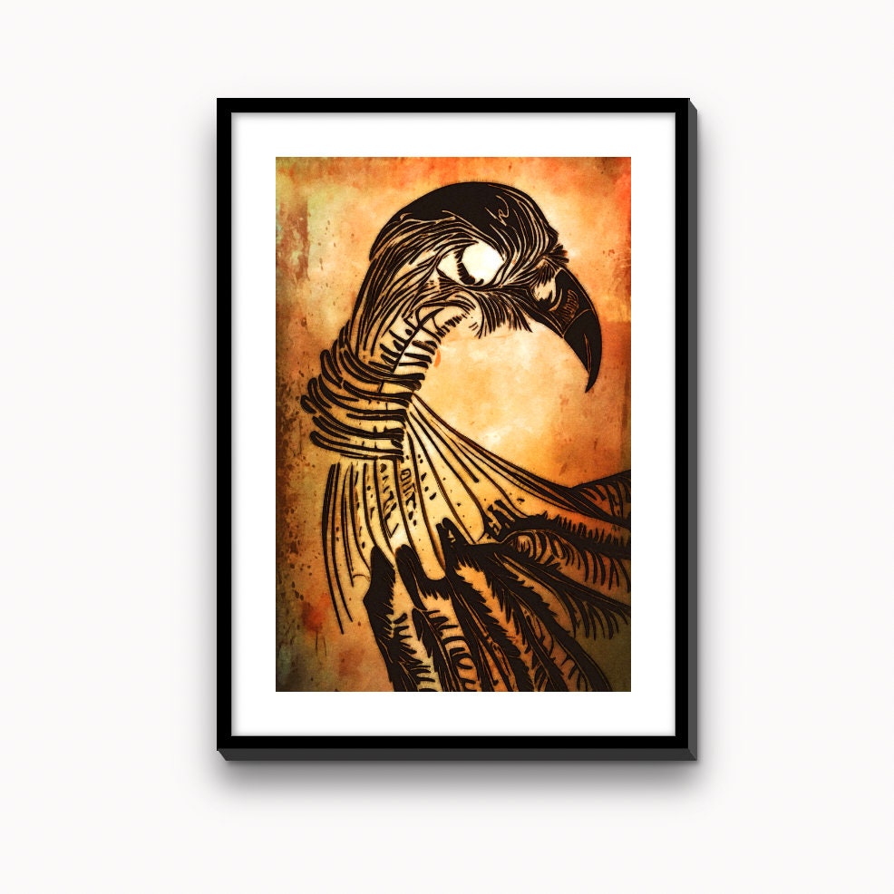 Ghost Raven Fine Art Print - Etsy