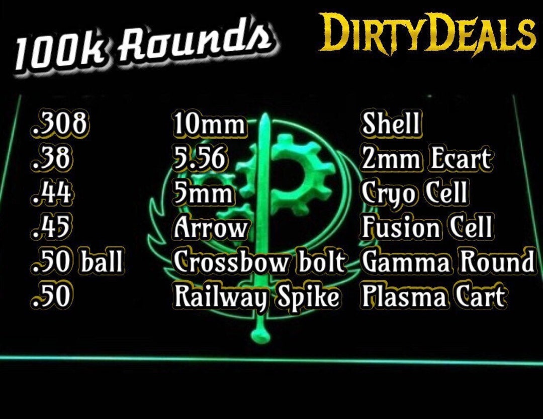 Fallout 76 Xbox 100k Bulk Ammo Rounds - Etsy