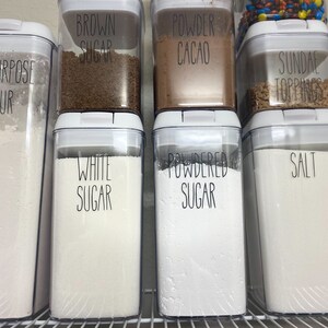Custom Permanent Vinyl Labels, Home Organization Labels, Rae Dunn ...