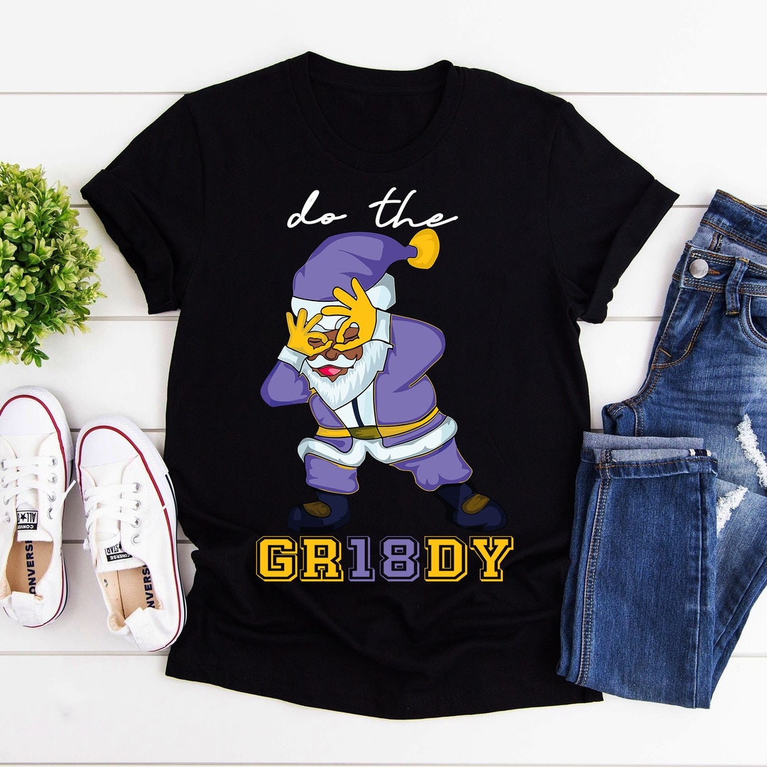 Do the Griddy Santa Clause Dance Football Tshirt,griddy Shirt,griddy ...