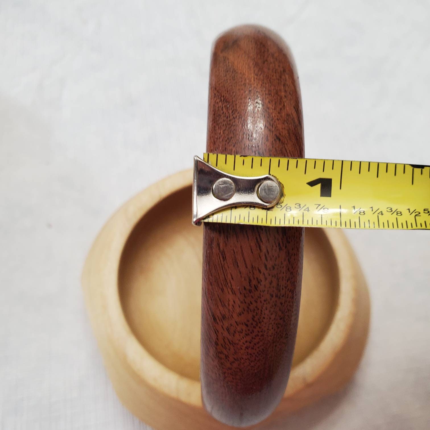 4" Walnut Ring ~ Trinket Dish Woodturned ~ Handmade Small - Etsy