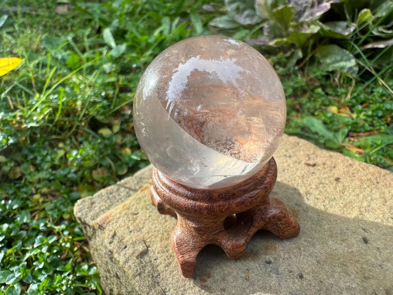 Foily Rainbow Dendritic Hematoid Quartz Sphere - Etsy
