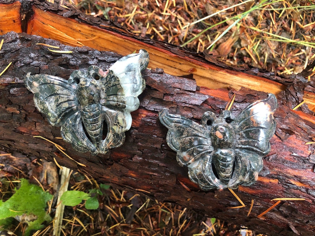 Plum Blossom Jade, Poppy Jade Moth Butterfly - Etsy