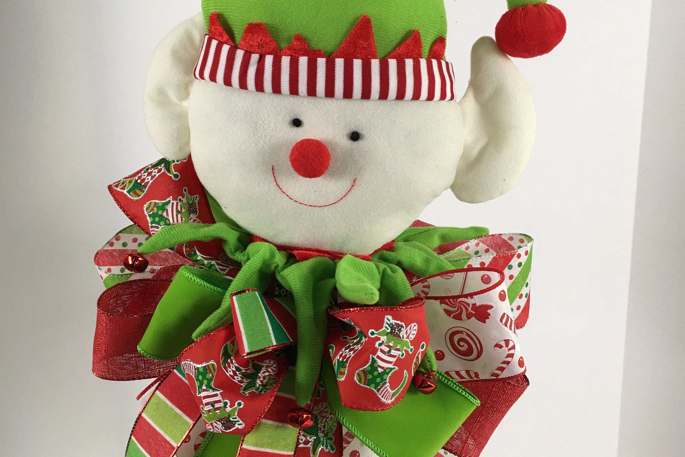 Whimsical Tree Topper Elf Tree Topper Christmas Tree Topper - Etsy