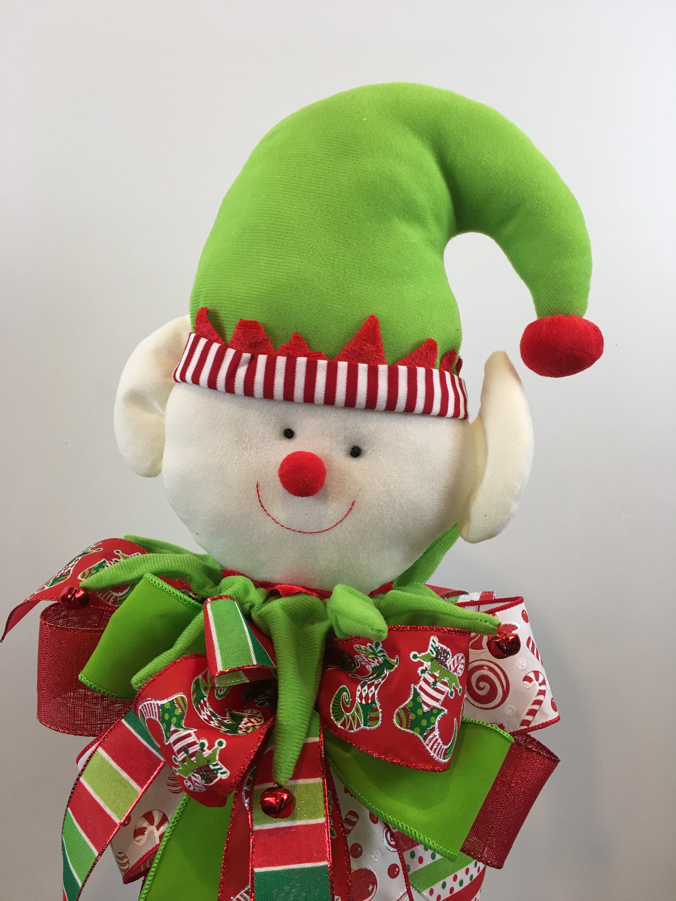 Whimsical Tree Topper Elf Tree Topper Christmas Tree Topper - Etsy