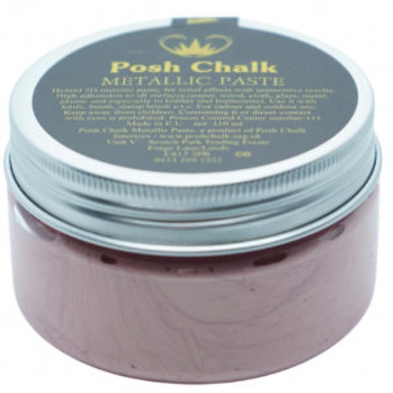 Posh Chalk Metallic Paste Rose Gold 110ml - Etsy