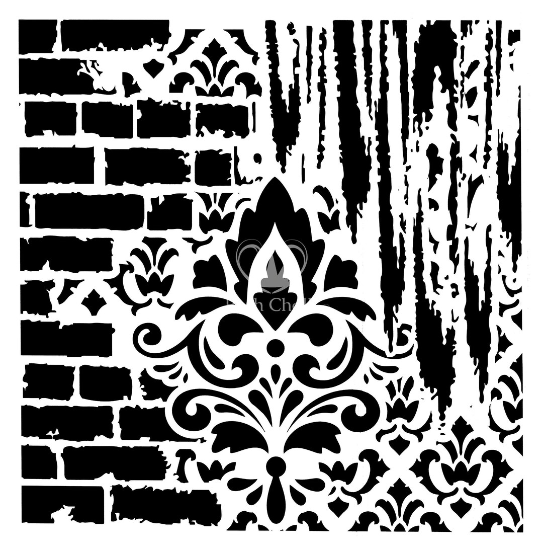 SECRET GARDEN Stencil - Etsy