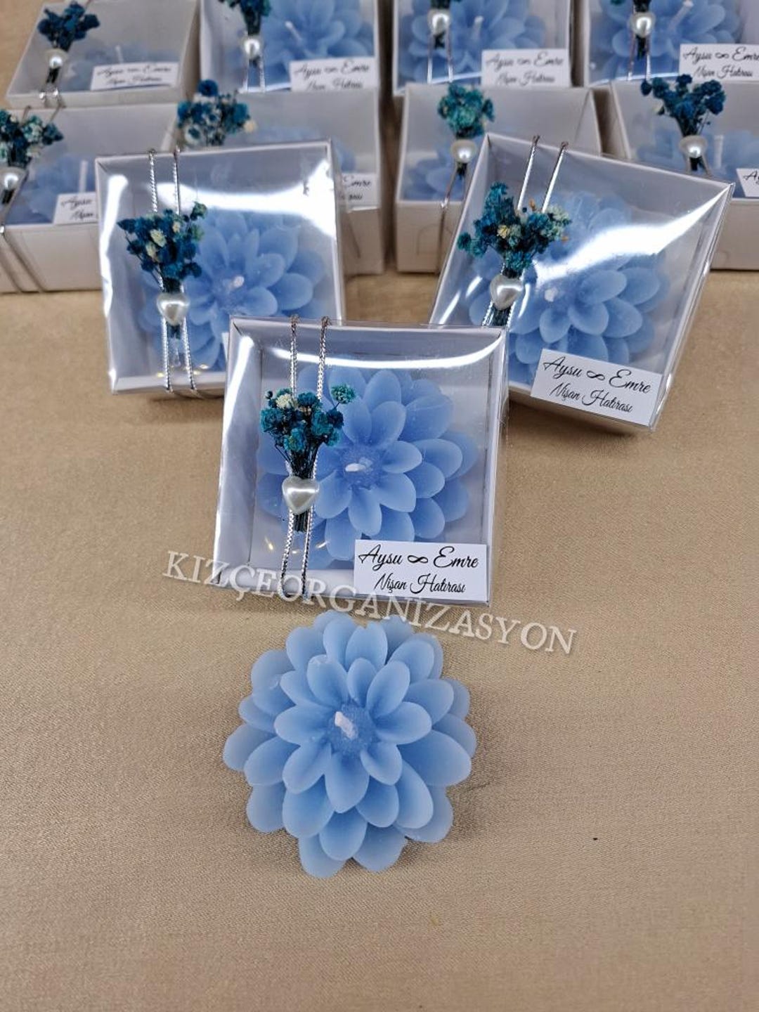 Lotus Flower Candle, Wedding Gift With Gift Box, Engagement Candle ...