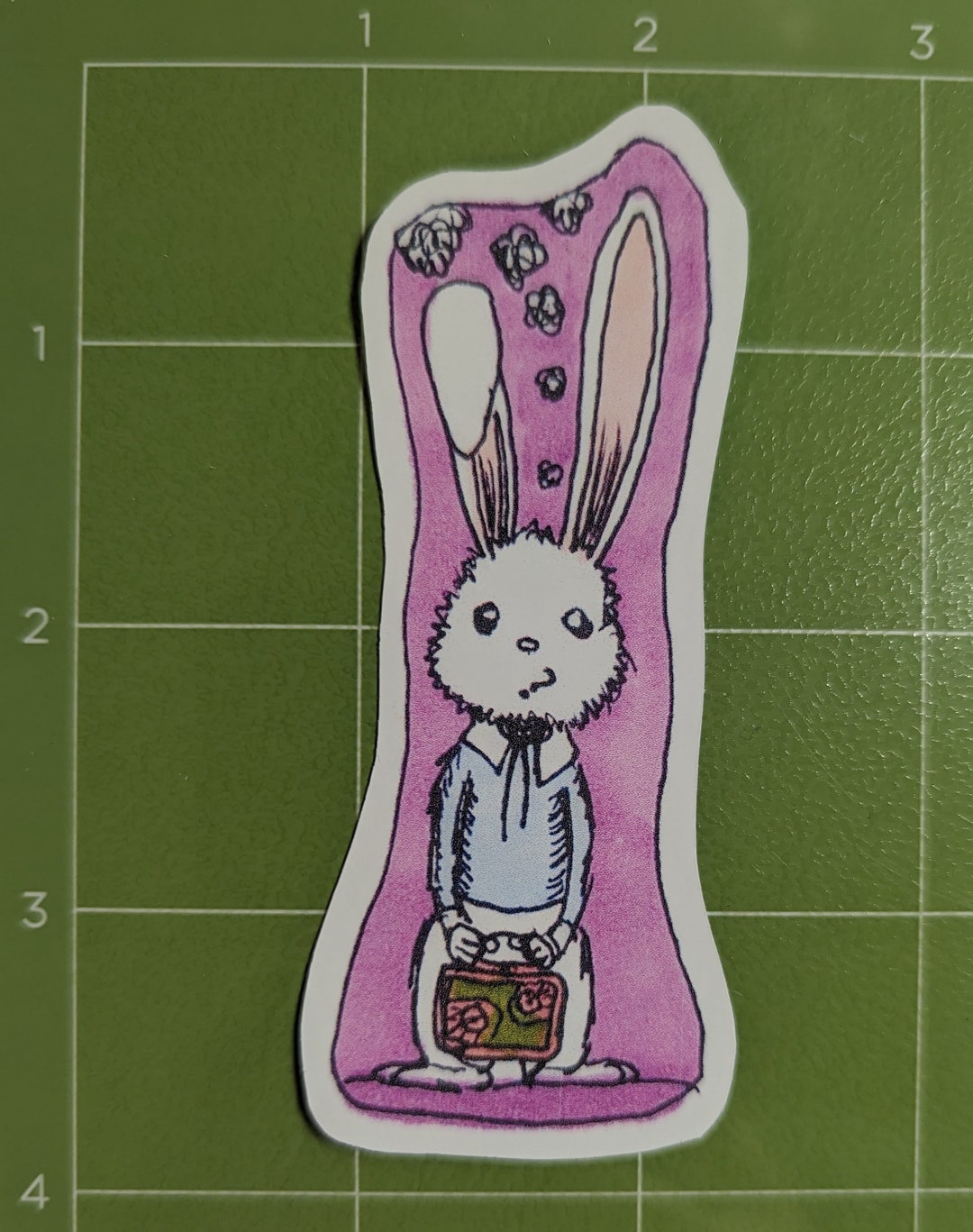 Confused Schoolbunny Sticker - Etsy