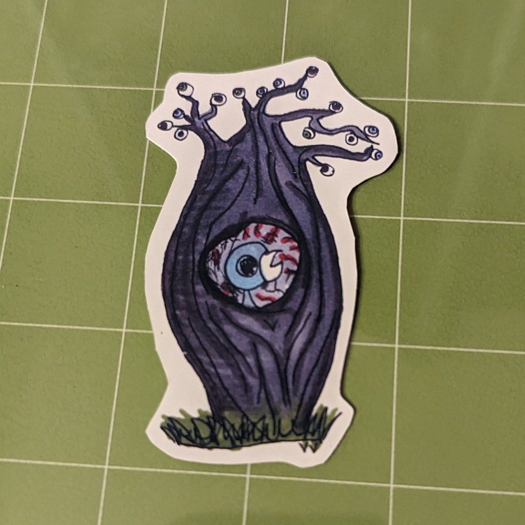 Eye Tree Sticker - Etsy