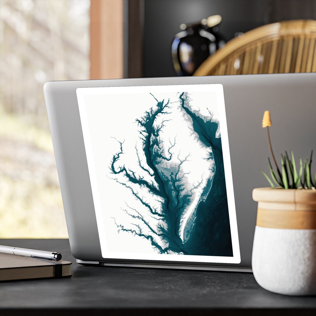 Chesapeake Bay Nautical Sticker Vinyl Art for Boat Gift Sticker for ...