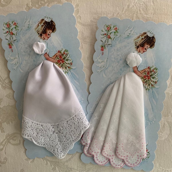 Handkerchief Card - Etsy