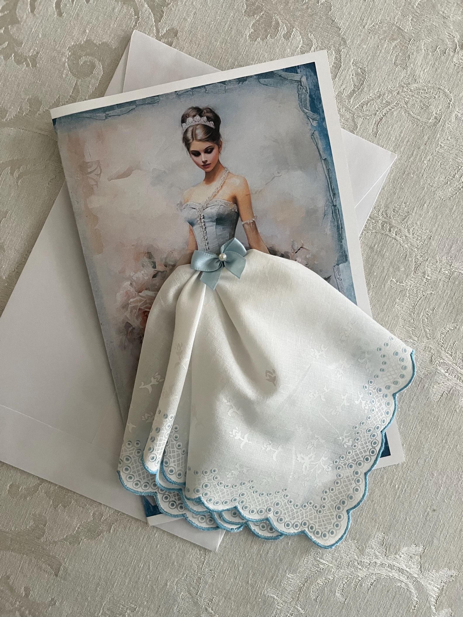Bride Handkerchief Card - Etsy