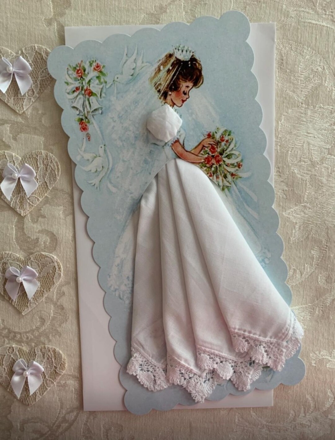 Bride Handkerchief Card - Etsy