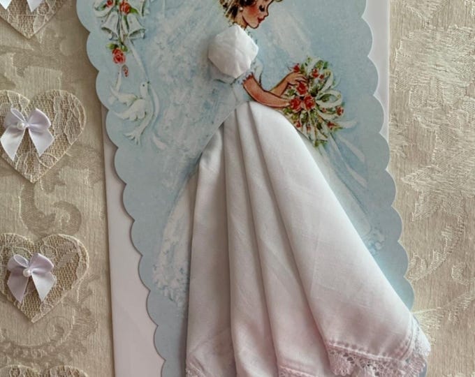 Bride Handkerchief Card - Etsy