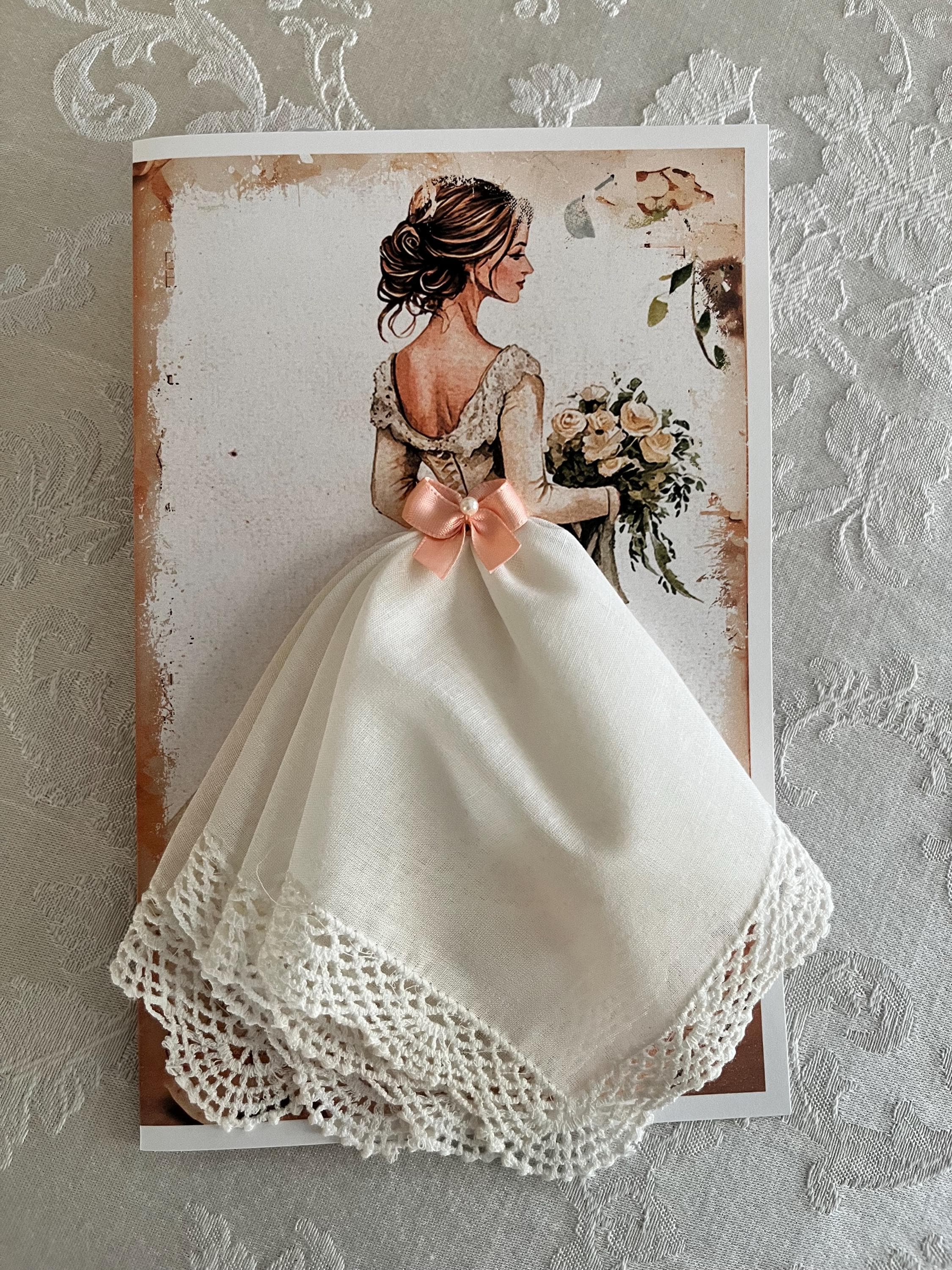 Bride Handkerchief Card - Etsy