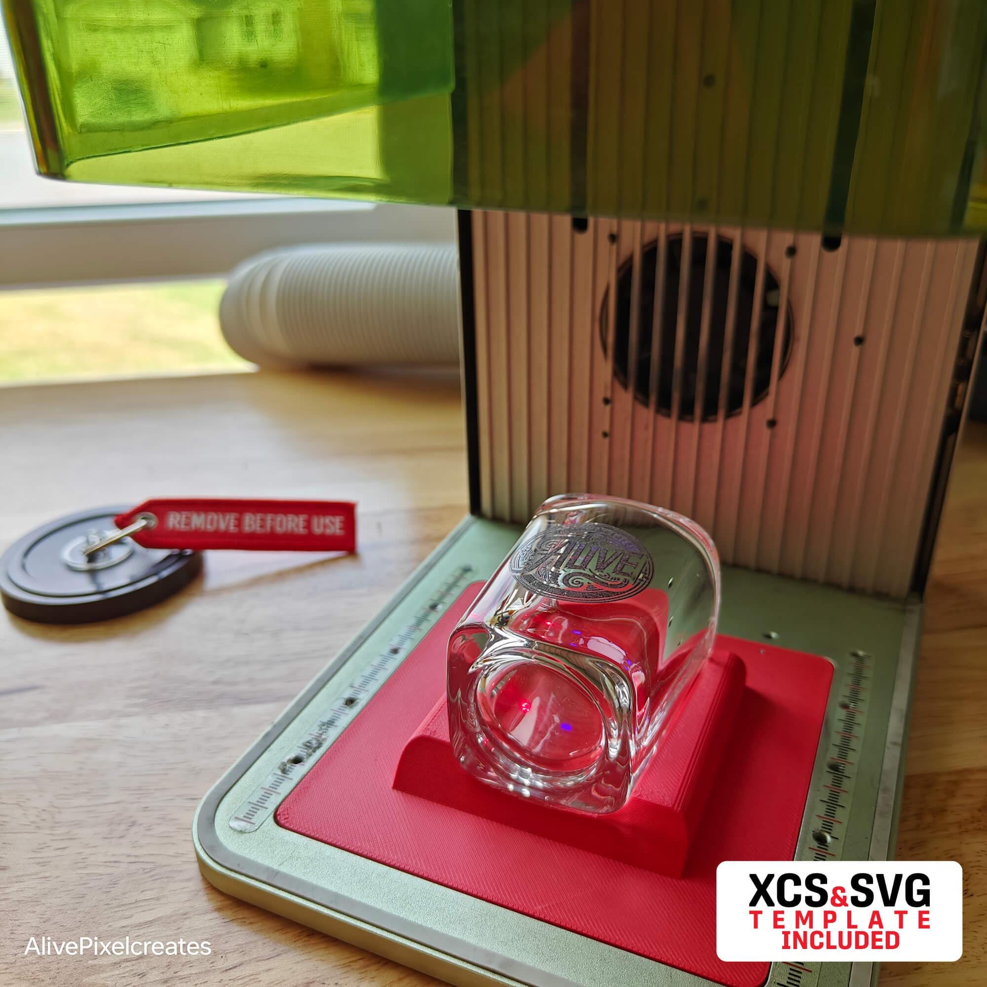 Laser Engraving Jig for Whiskey Shot Glasses - Etsy