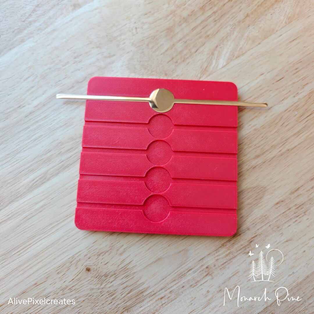 Monarch Pine Flat Bangle Blank With Centered Circle Jig - Metal Blank ...
