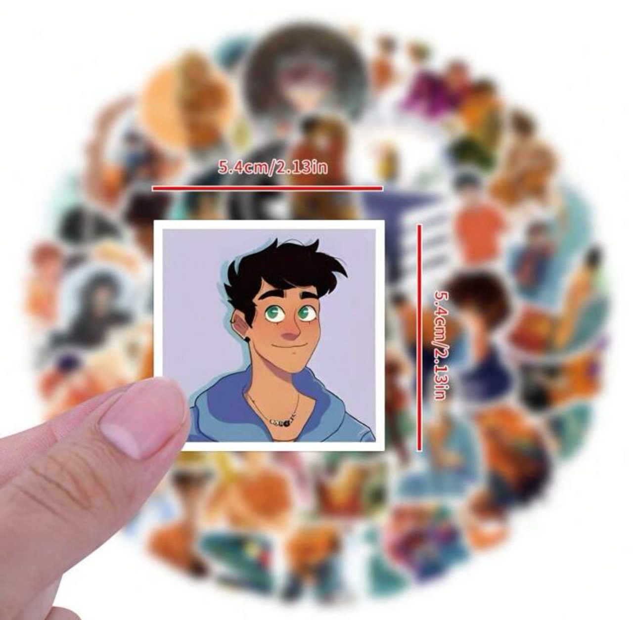 60 Pieces PERCY JACKSON Stickers Kindle Laptop Stickers Heroes of ...