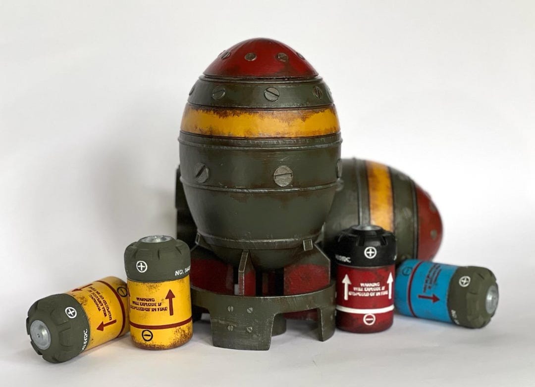 Fallout Inspired Mini-nuke Prop - Etsy