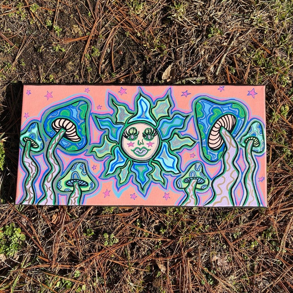 Trippy Canvas Art - Etsy
