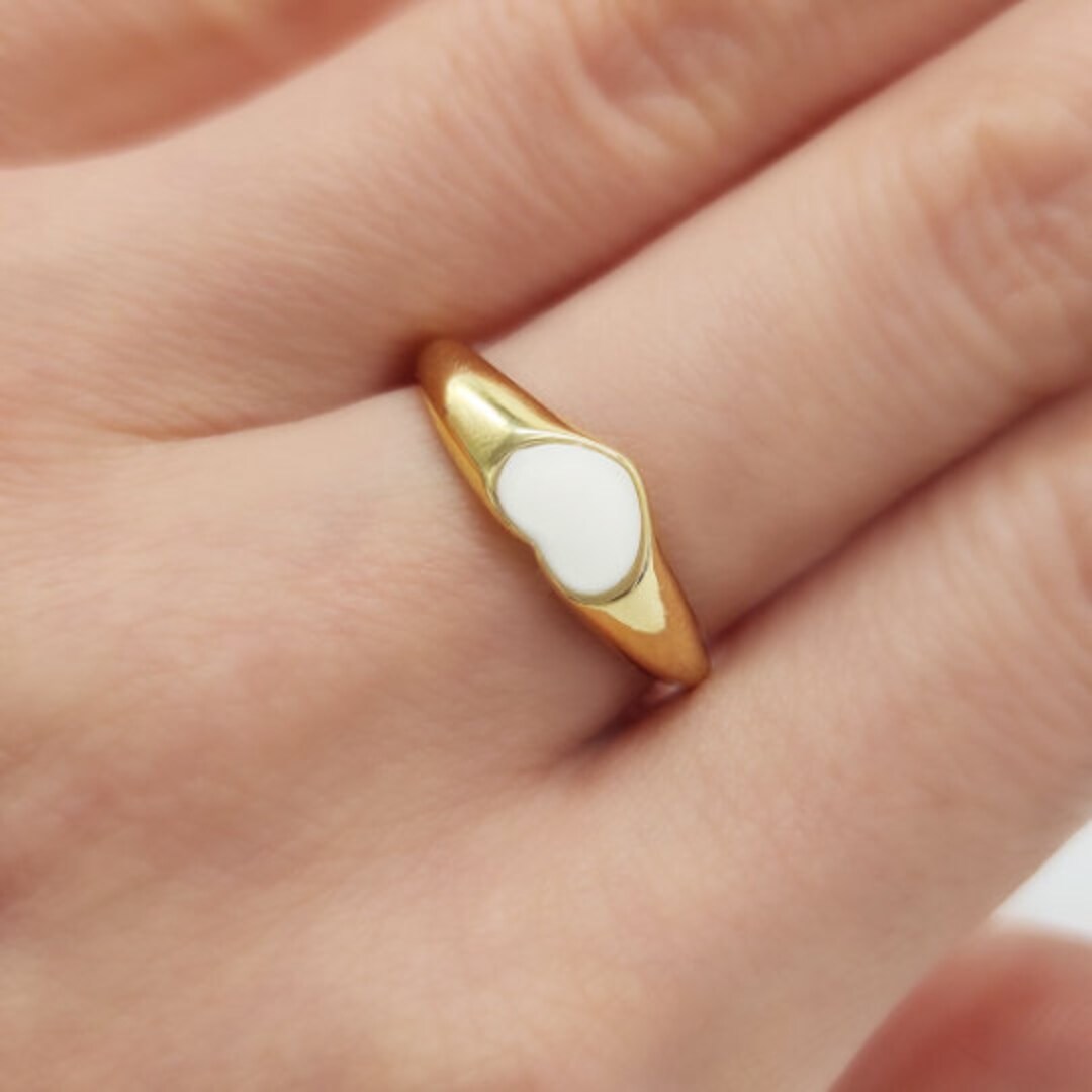 10K 14K Solid Gold Breastmilk Ring, DIY Breastmilk Jewelry Kit, Mother ...