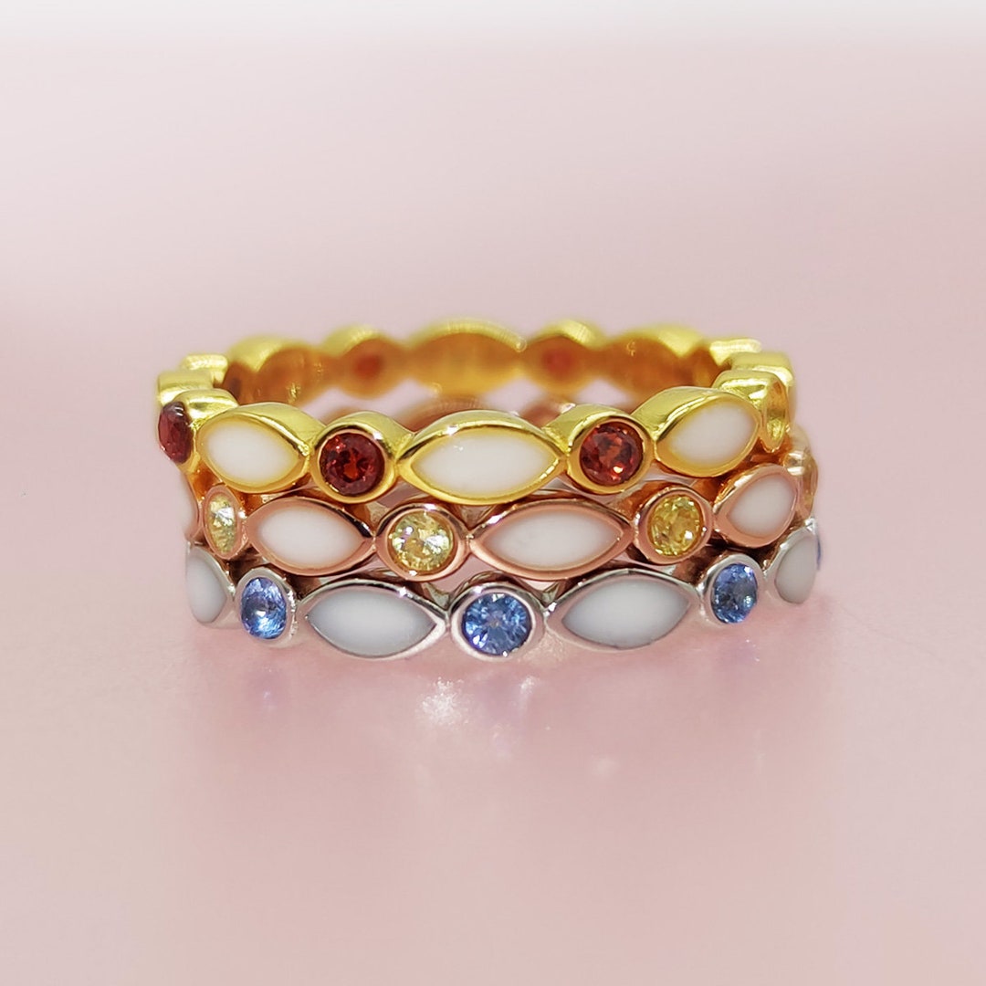 Birthstone Breastmilk Ring, DIY Breastmilk Jewelry Kit, Stackable ...