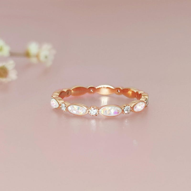 Ashes and Opal Ring - Etsy