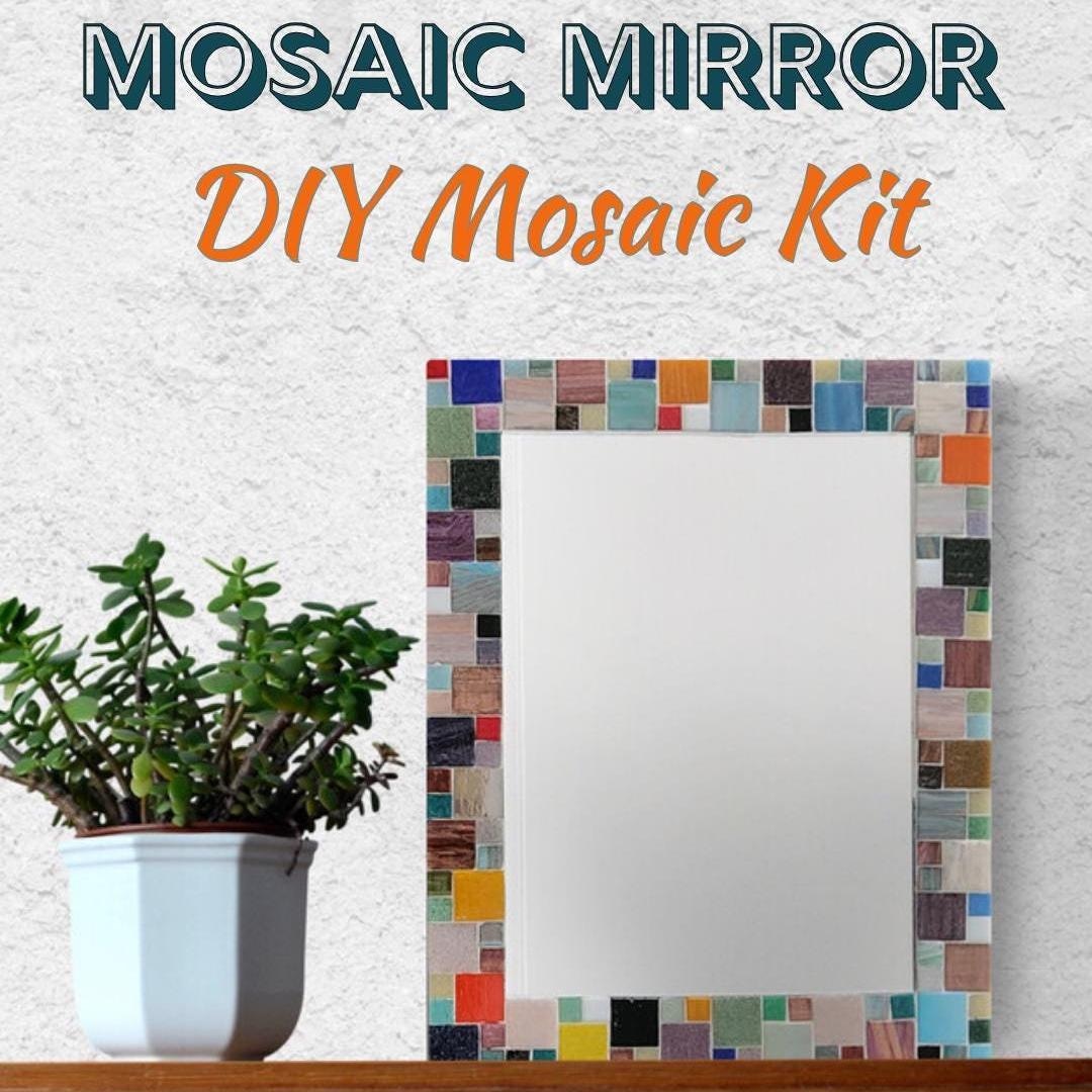 DIY Mosaic Mirror Kit for Adults and Children - Make Your Own Mirror ...