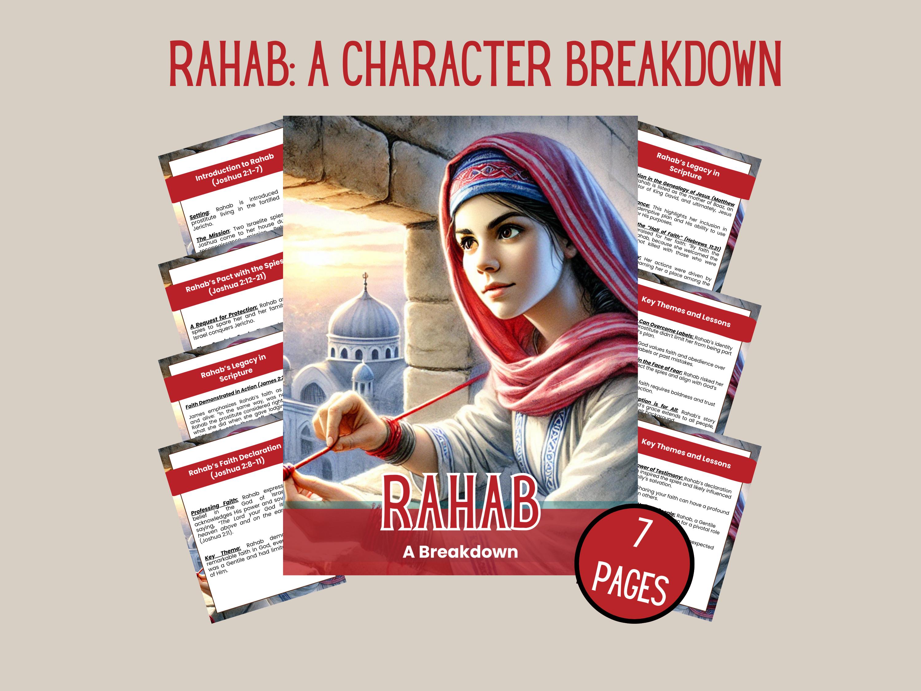 Rahab Bible Study: 30-day Devotional (digital Download) - Etsy