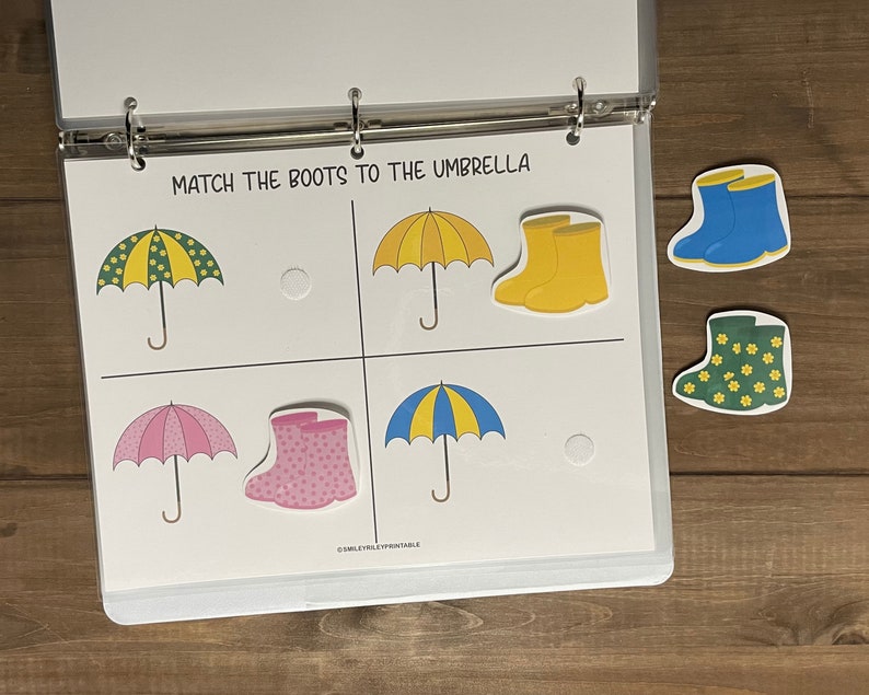 Spring Busy Book Printable Seasonal Spring Printable Kid Learning ...