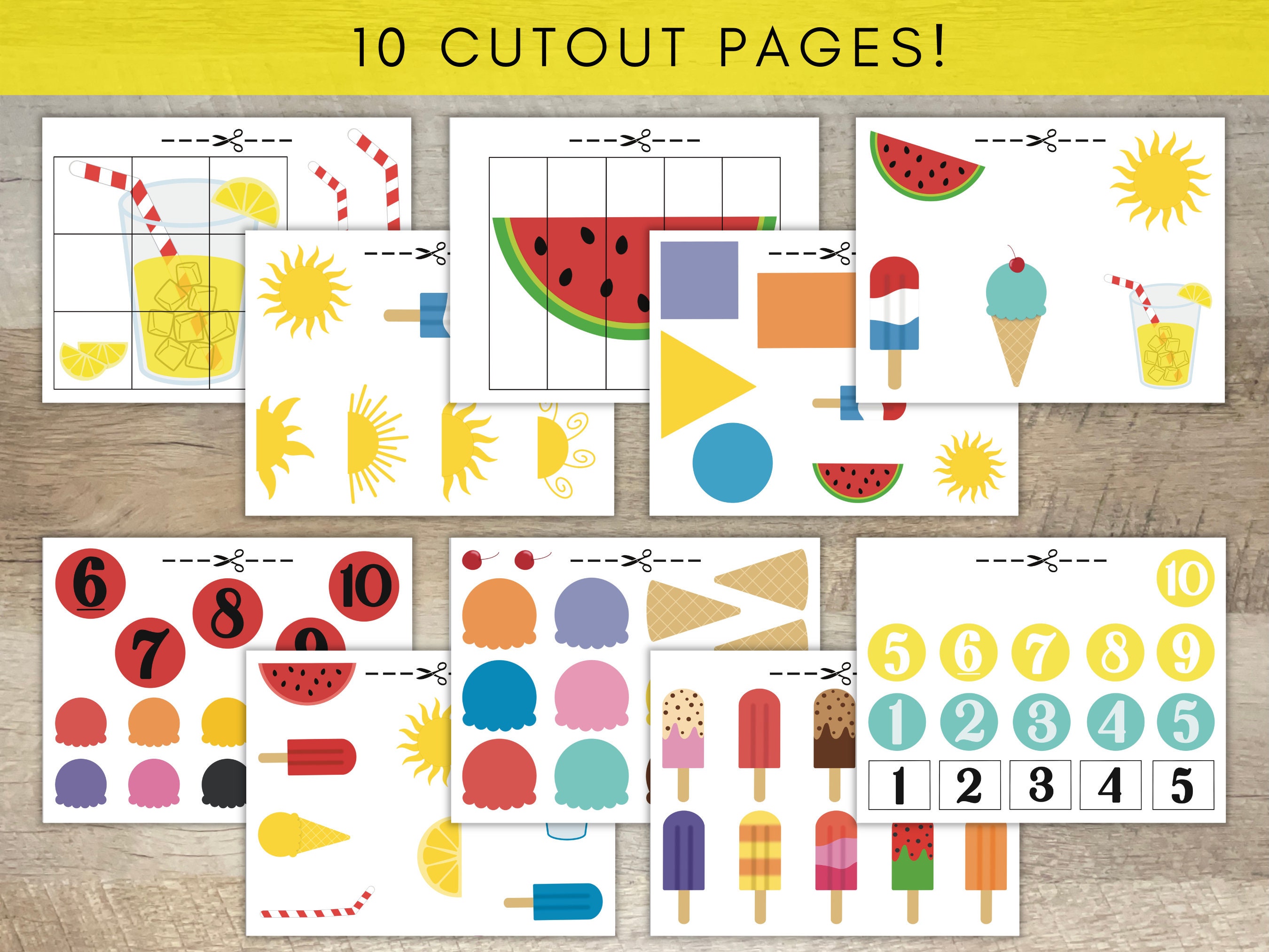 Summer Busy Book Printable | Summer Printable Fun Kid Learning ...