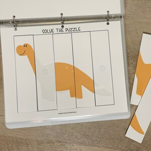 Dinosaur Busy Book Printable | Toddler Learning Binder | Printable Fun ...