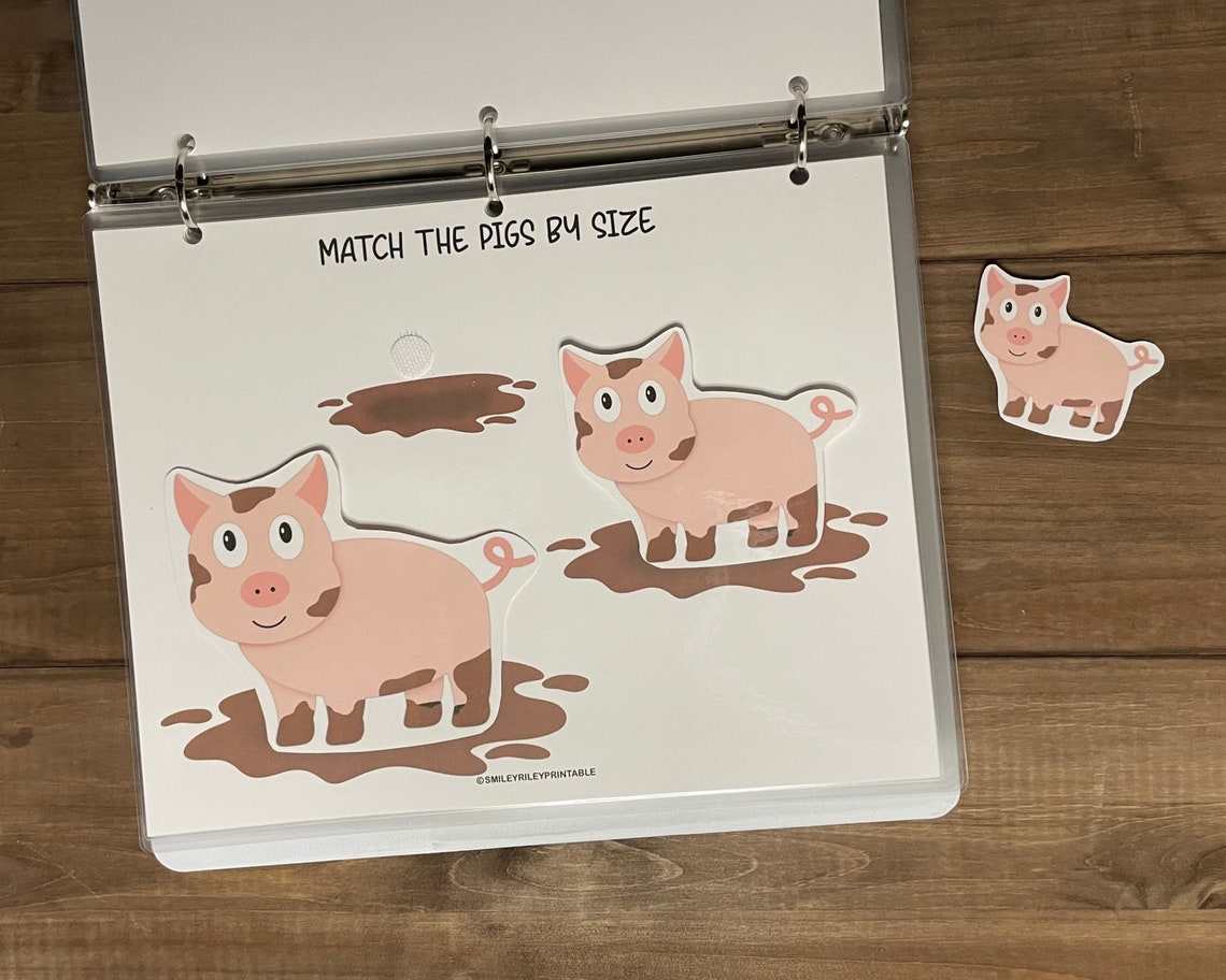 Farm Busy Book Printable | Toddler Learning Binder | Printable Fun ...